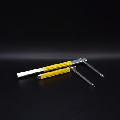 Kronenberg Triangular Release Key with Danger Warning Label & Adjustable Handle - Elevator Equipment